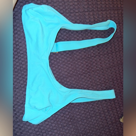 Swim | Blue Swimsuit Top Traps Are Adjustable Can Fit On Girls W ...